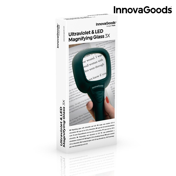 Innovagoods 3X vergrootglas met led- en UV-licht voordelig bestellen ...