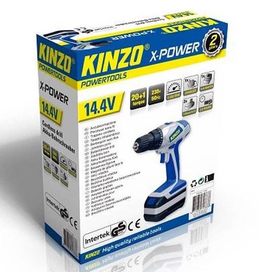 Kinzo Accuboormachine X-Power nu verkrijgbaar bij Bekendvanpc.nl